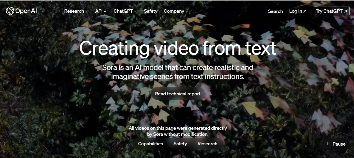 Introducing OpenAI’s Latest Sora Text-to-Video Model: Crafting ...